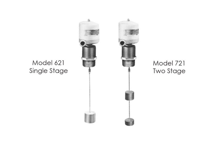 621-721 Top Mounted Level Control Switches Lead Displacers - L&J ...